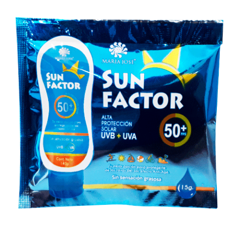 Sachet Sun Factor Protector Solar – 15 G | MARÍA JOSE